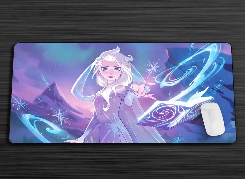 Lorcana Elsa TCG Playmat Elsa Spirit of the Winter / Trading Card Game ...