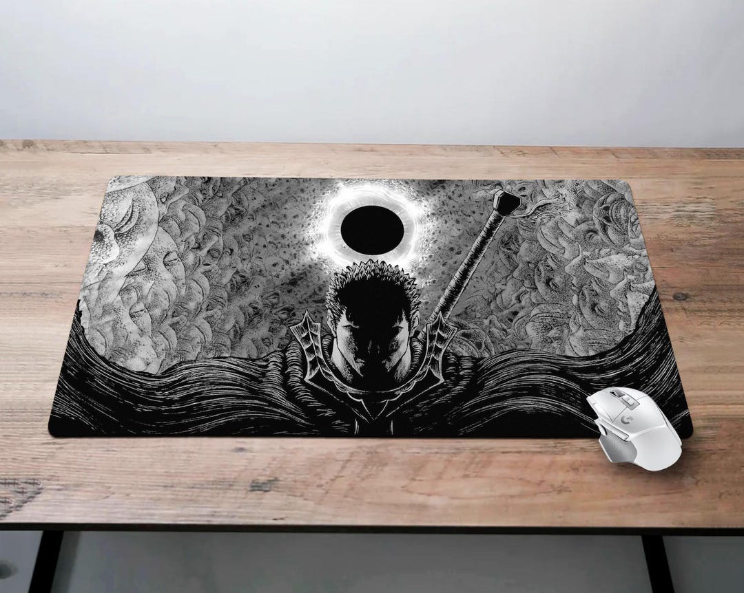 Berserk Desk Mat Manga Playmat Anime Mouse Pad Merch Gift Guts Femto ...