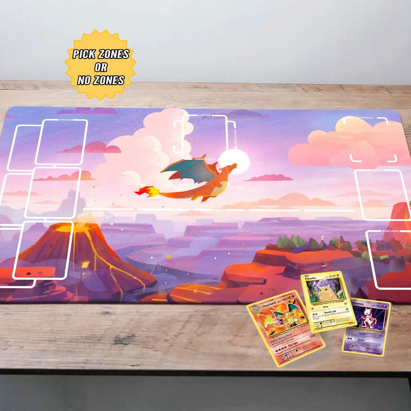 Pokemons Playmat - Etsy