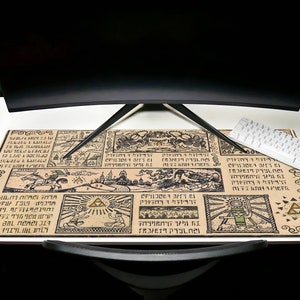 Zelda Desk Mat Legend of Zelda Mouse Pad / Hyrule Map Playmat Gaming ...