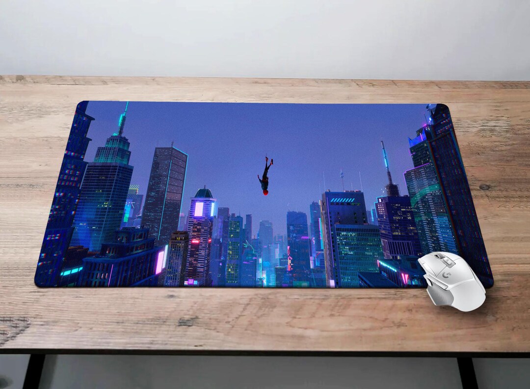 Spider Man Mouse Pad Into the Spider-verse Desk Mat Miles Morales ...