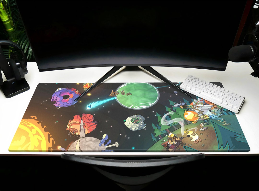 Outer Wilds Mouse Pad XL Gaming Desk Mat / Gift Custom Galaxy Video ...