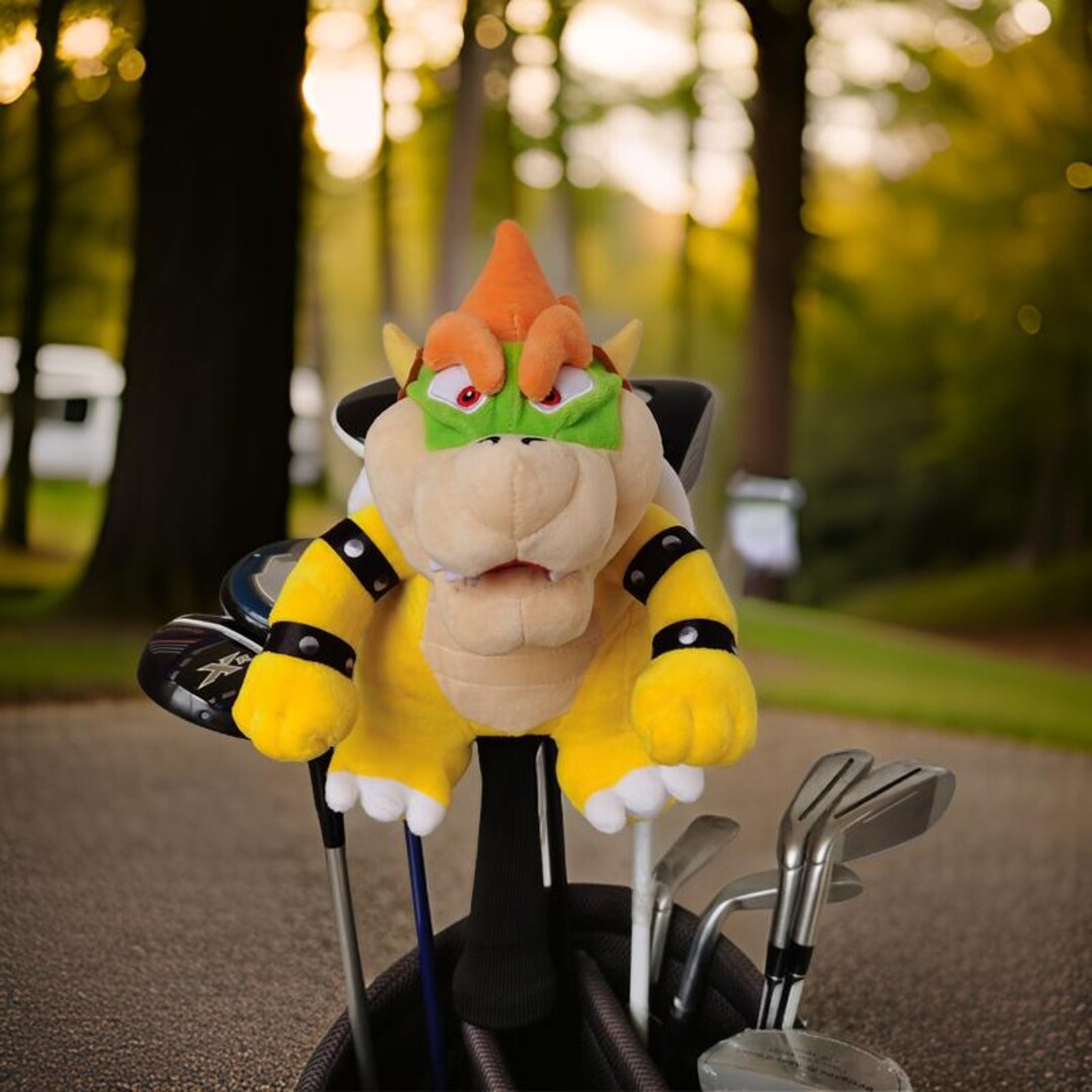 Bowser Headcover | Golf Headcovers | Bowser Mario Headcover - Etsy
