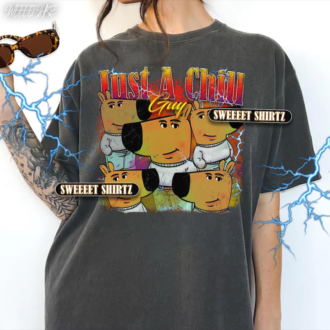 Just A Lowkey Chill Guy, Tiktok Viral Shirt for Gifts for Tiktok Lovers, Lowkey Chill Guy Shirt ...