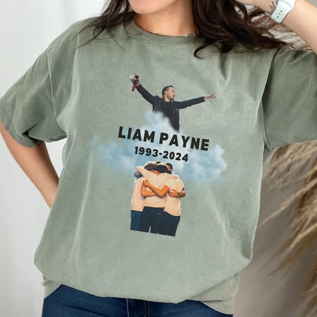 RIP Liam Payne Shirt, Comfort Colors One Direction Tshirt, Liam Payne ...