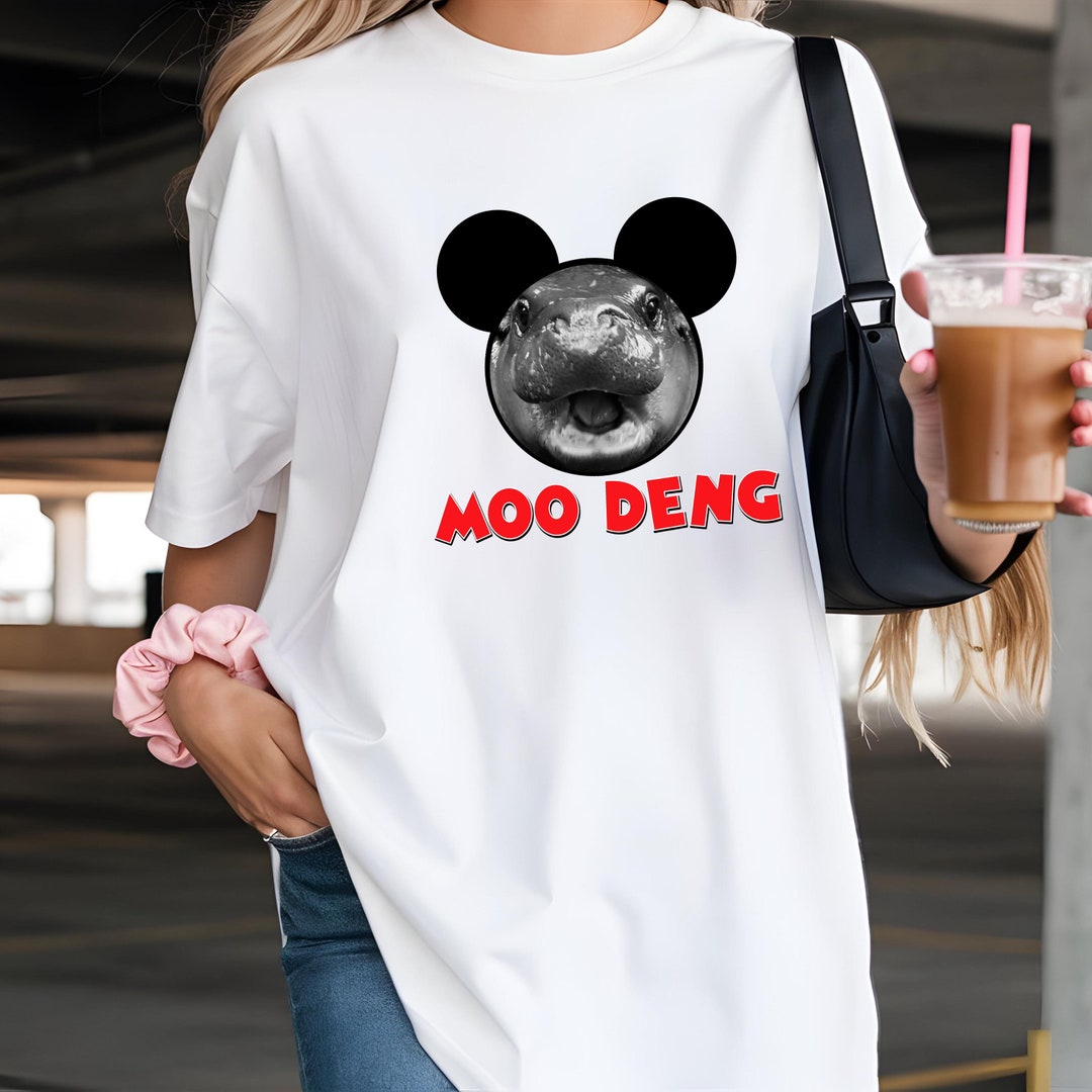 Moo Deng Tshirt, Comfort Colors Moo Deng Merch, Moo Deng Gift, Baby ...