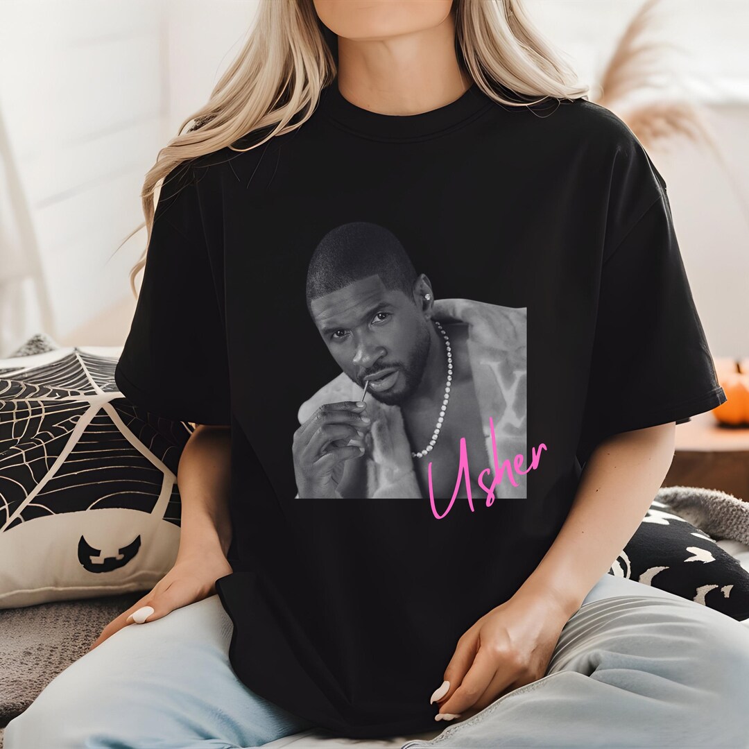 Usher Concert Shirt 2024, Comfort Colors Usher World Tour Tshirt, Usher ...
