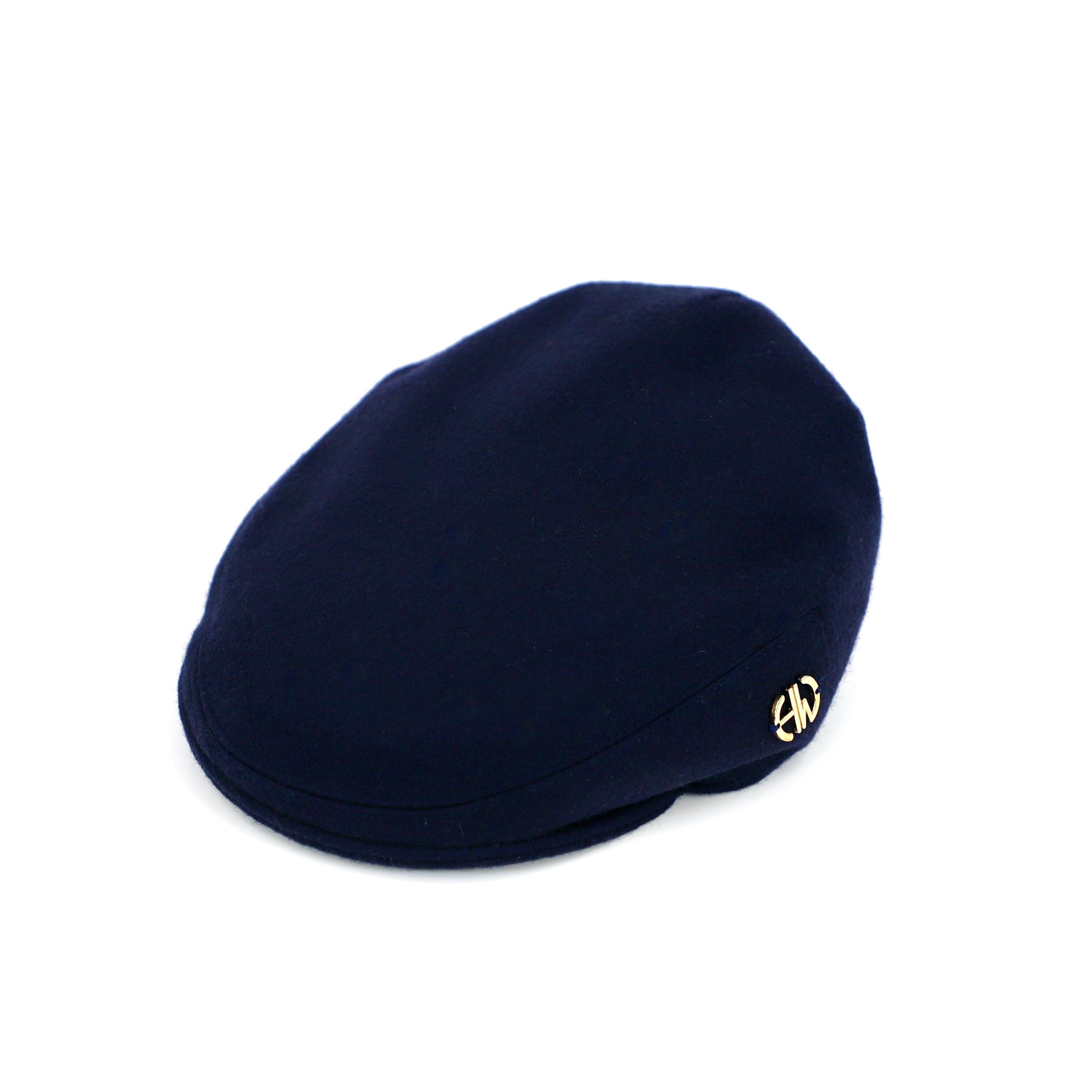 LUNA- Navy Wool Cap - Etsy