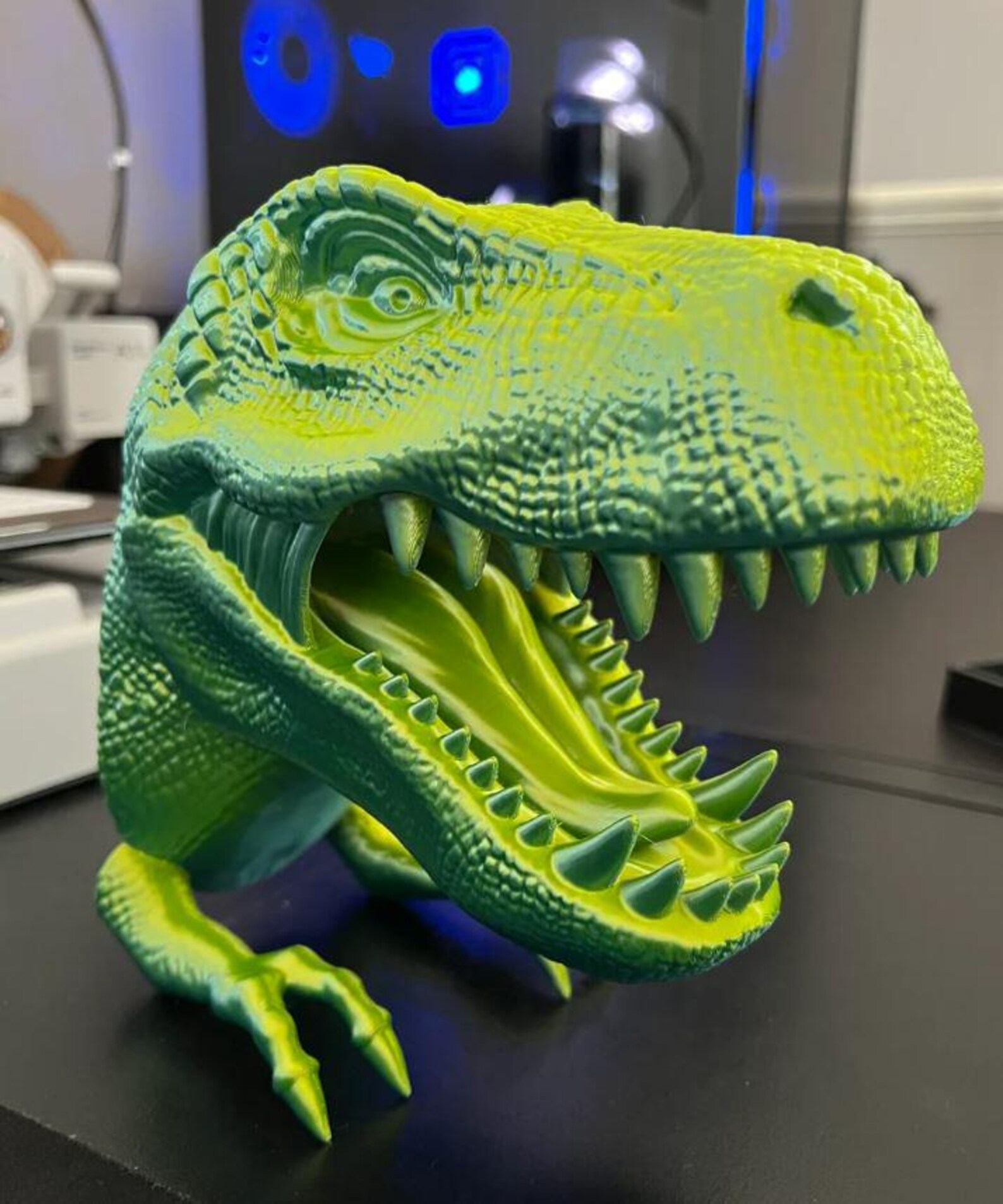 T-rex Dinosaur Head Wall Mounted Controller, Headphone Display Stand ...