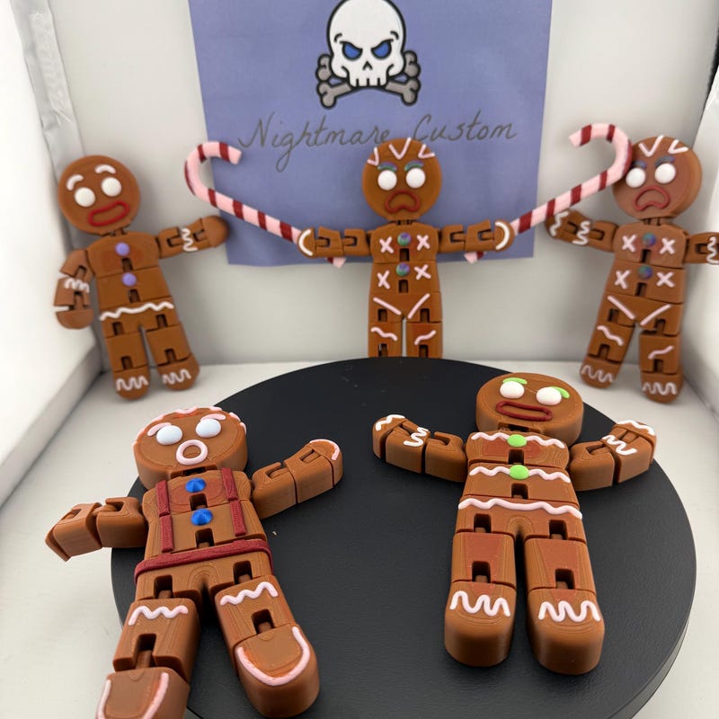 Gingerbread Skeleton - Etsy