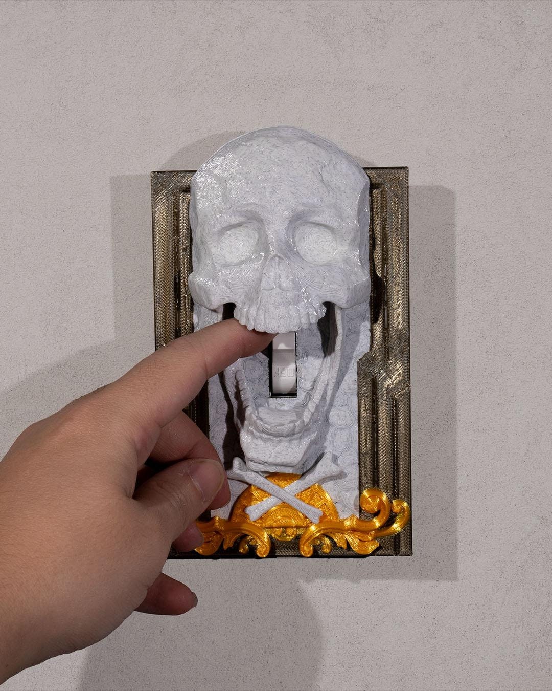 Skull Light Switch Cover - Etsy