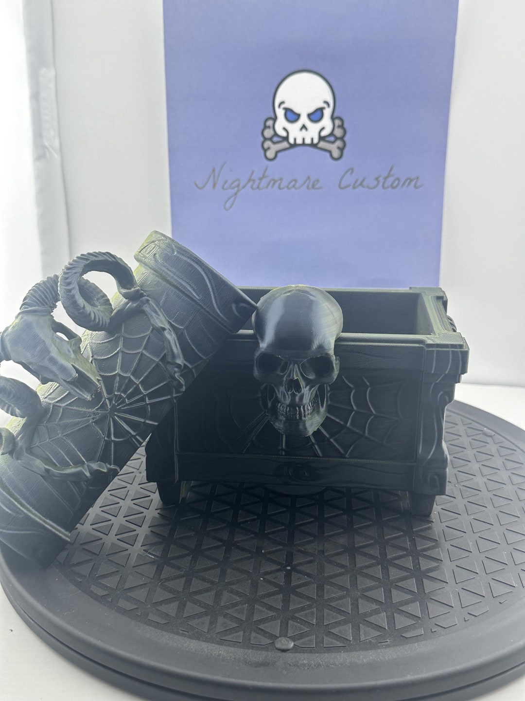 Skull Box for Jewelry, Storage & Trinkets - Unique Decorative Container ...