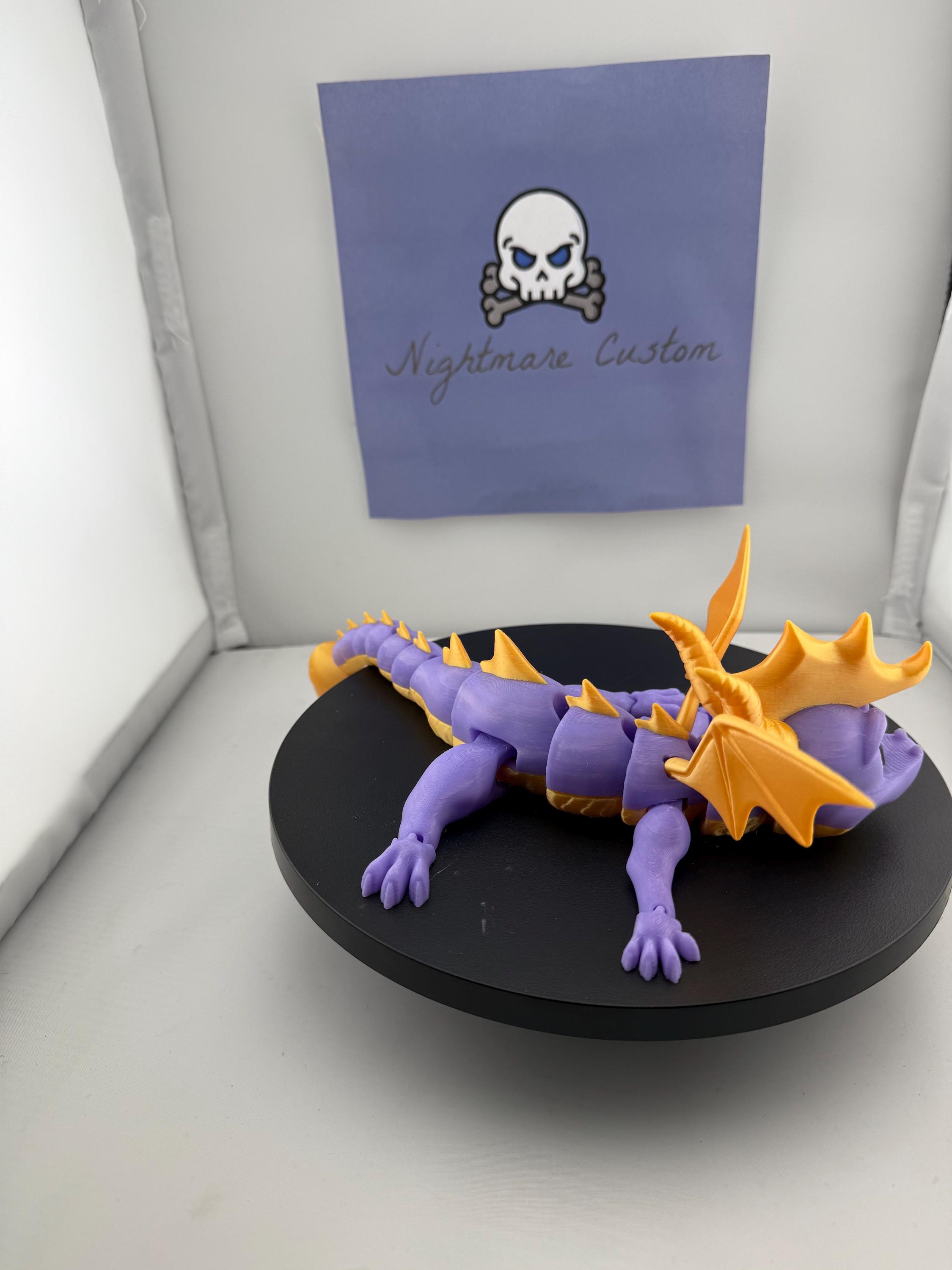 Articulating Spyro the Dragon Figure | Collectible Toy With Poseable ...
