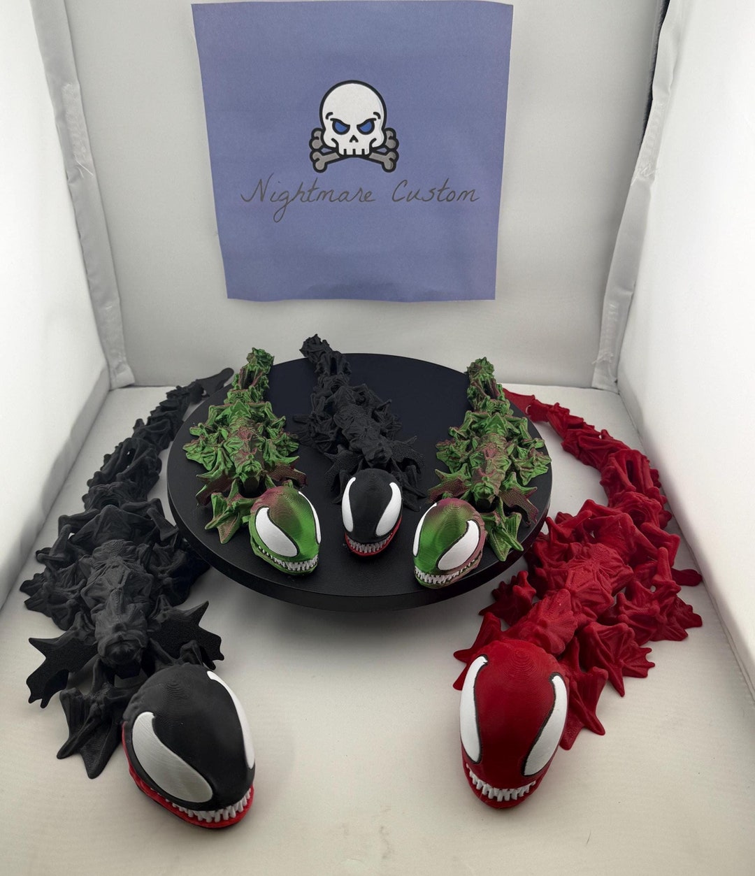 Articulating Symbiotes- Flexi Venom, Carnage, Rivals, Custom! *new ...