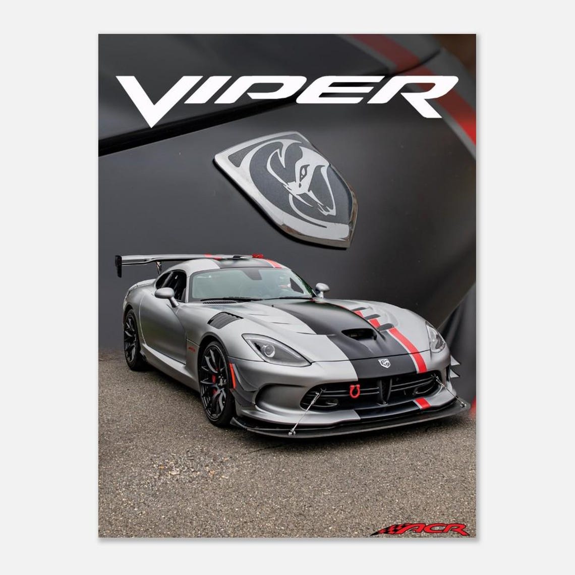 Dodge Viper ACR Poster High-quality Semi-glossy Paper - Etsy