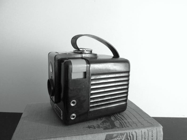 Vintage Kodak Brownie Hawkeye Camera Bakelite Case Mid Century | Etsy