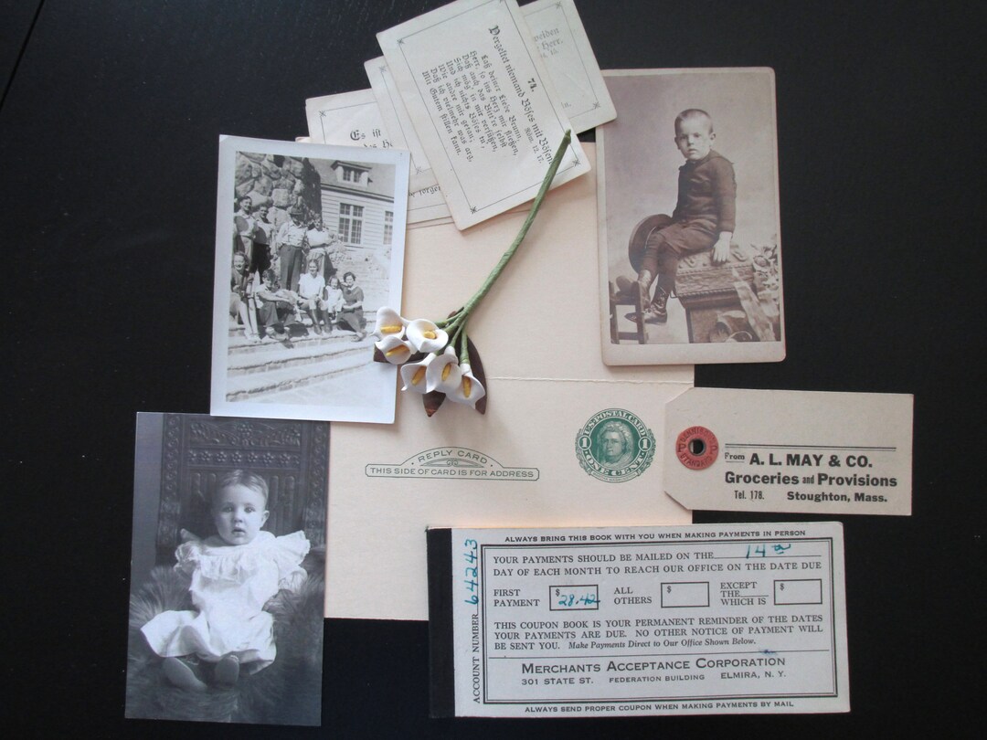Vintage Paper Ephemera Collection for Craft Supply Card Making ...