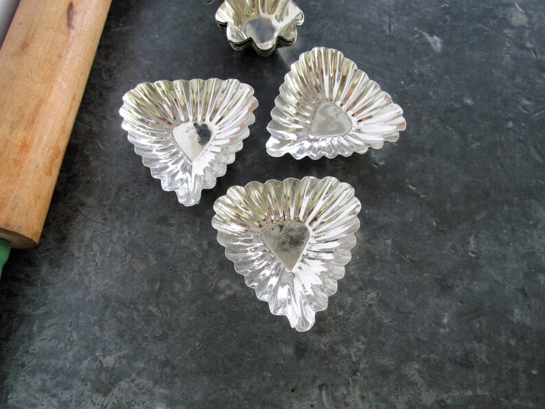 Vintage Tin Tartlet Molds Fluted Molds Made in Sweden | Etsy