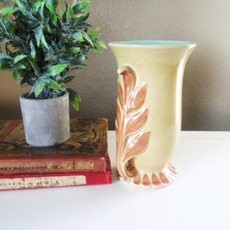 Red Wing Pottery Vase - Etsy