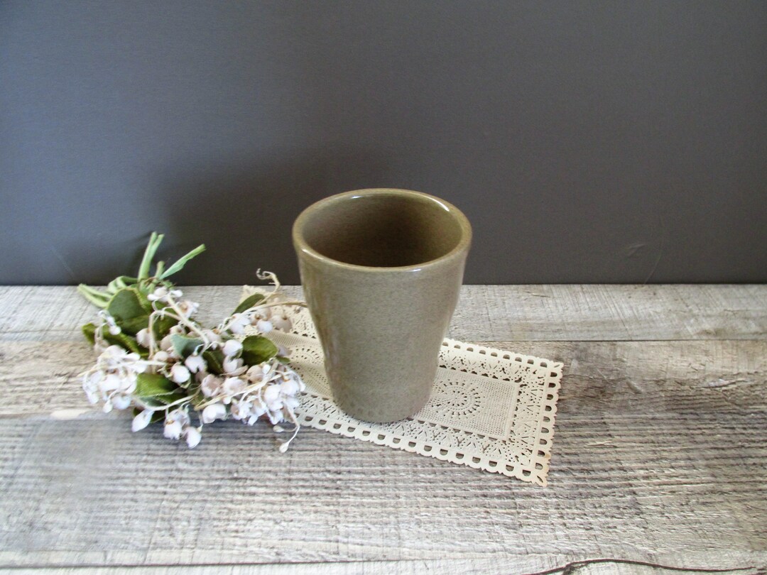 French Clay Cider Glass, Natural Color, Farmhouse, Clay Pot, Cremer ...