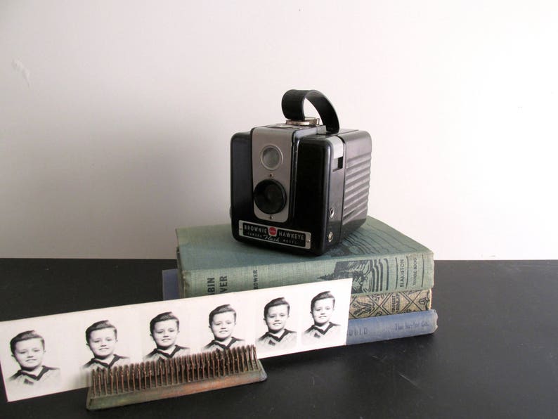 Vintage Kodak Brownie Hawkeye Camera Bakelite Case Mid Century | Etsy