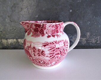 Red Transferware | Etsy