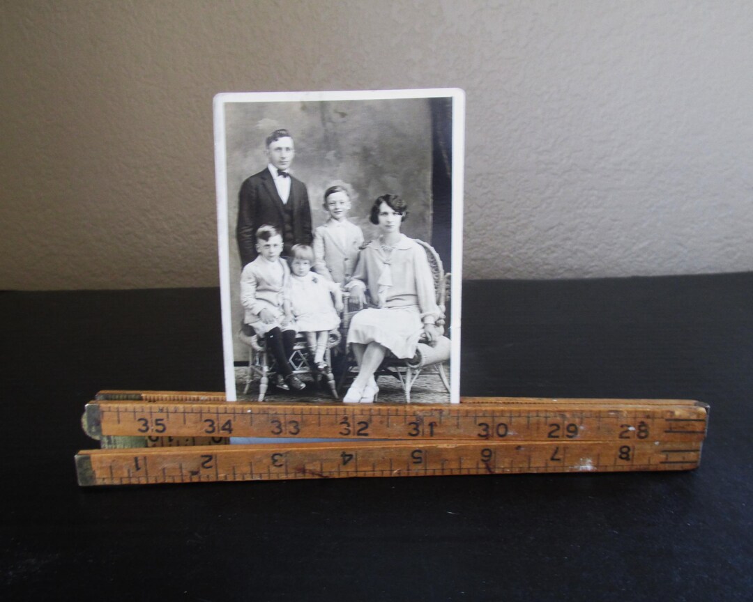 Vintage Stanley Folding Ruler: 1930s Wood & Brass Carpenter's Tool - Etsy