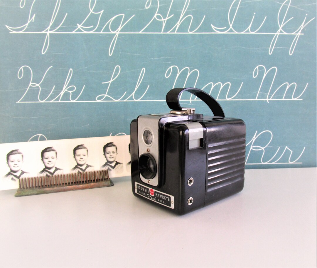 Vintage Kodak Brownie Hawkeye Camera Bakelite Case Mid Century - Etsy