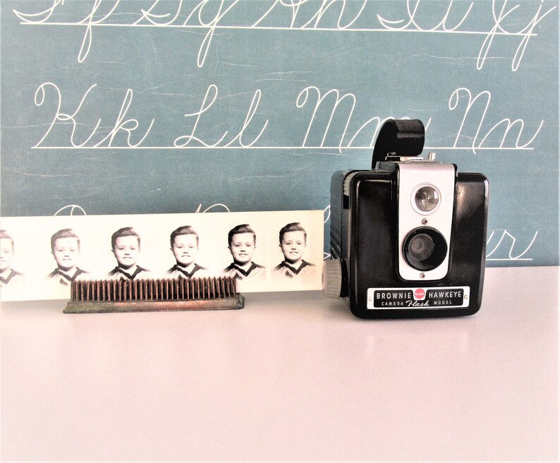 Vintage Kodak Brownie Hawkeye Camera Bakelite Case Mid Century | Etsy