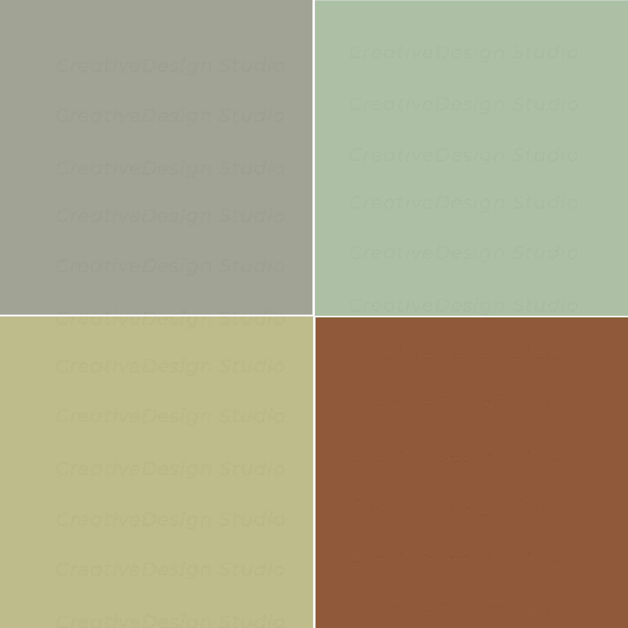 30 Earth Tones Digital Paper Pack, Boho Solid Colors Printable ...