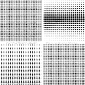 18 Halftone Backgrounds Digital Paper, Backdrop Texture, Retro Art ...