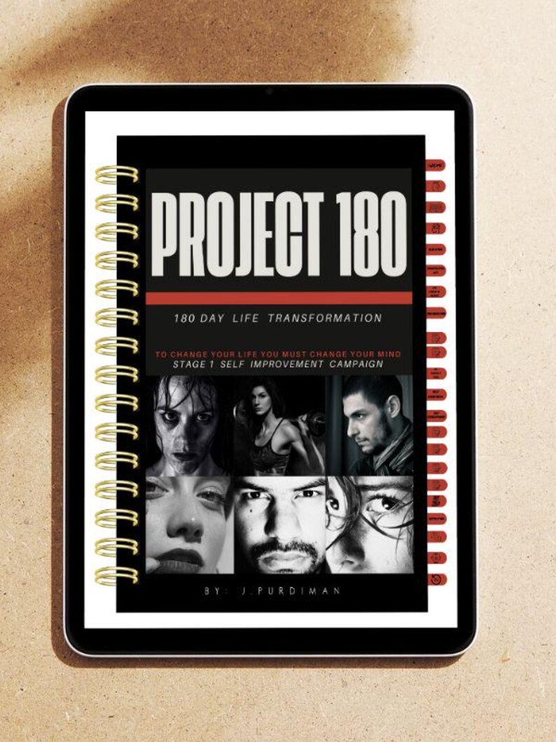 PROJECT 180 Self-improvement Guide - Etsy