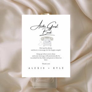 Audio Guest Book Template - Etsy