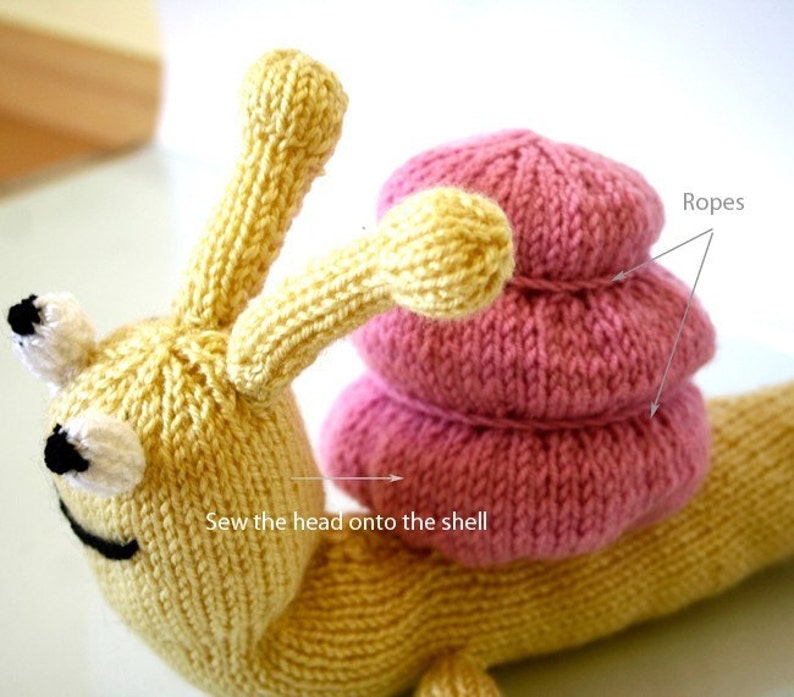 Mr. and Mrs. Snail - Pdf Pattern - Etsy