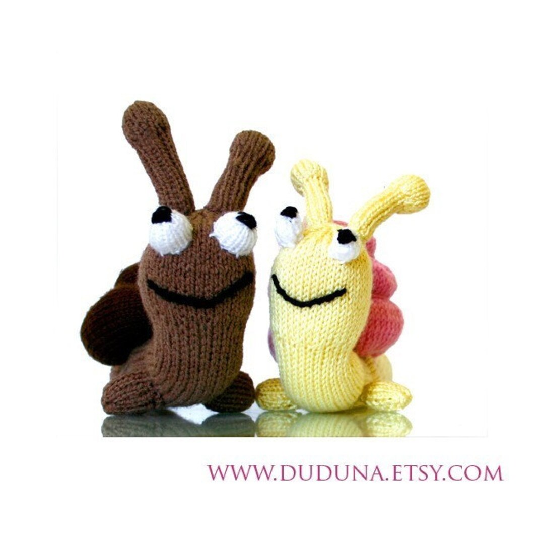 Mr. and Mrs. Snail - Pdf Pattern - Etsy