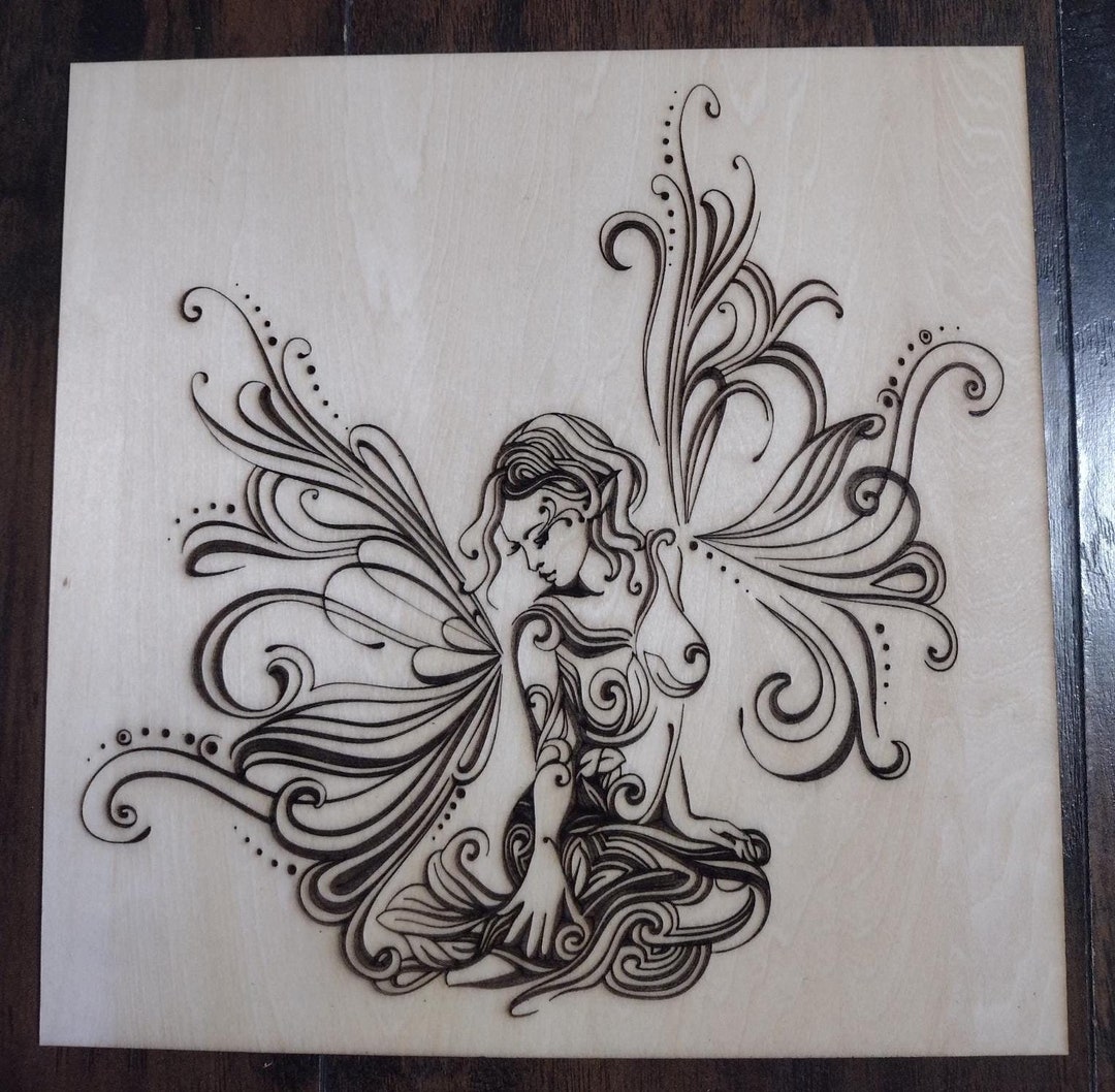 Engraved Line Art: Tribal Women Portrait - Etsy