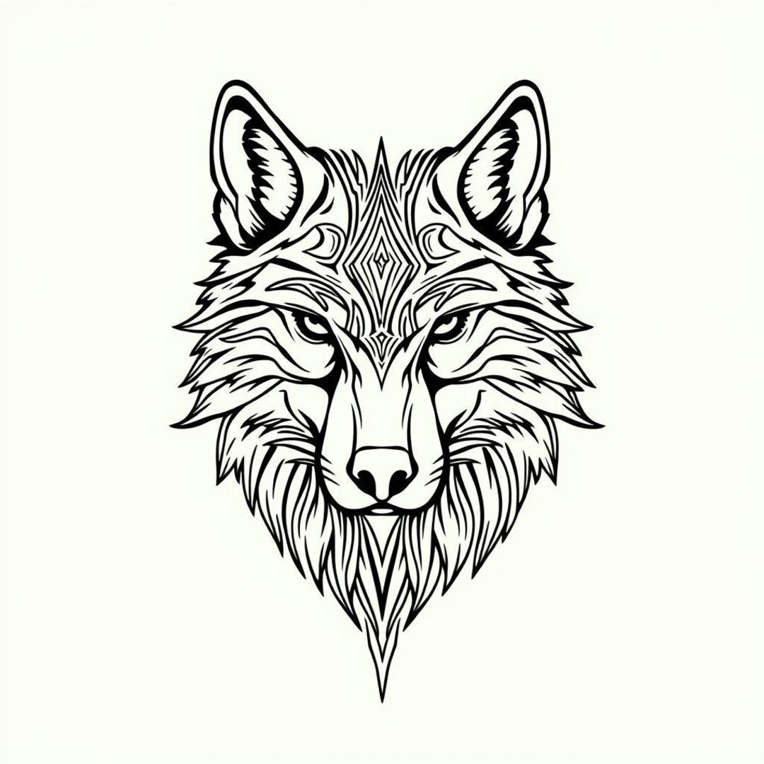 Viking Wolf VI PNG - Etsy