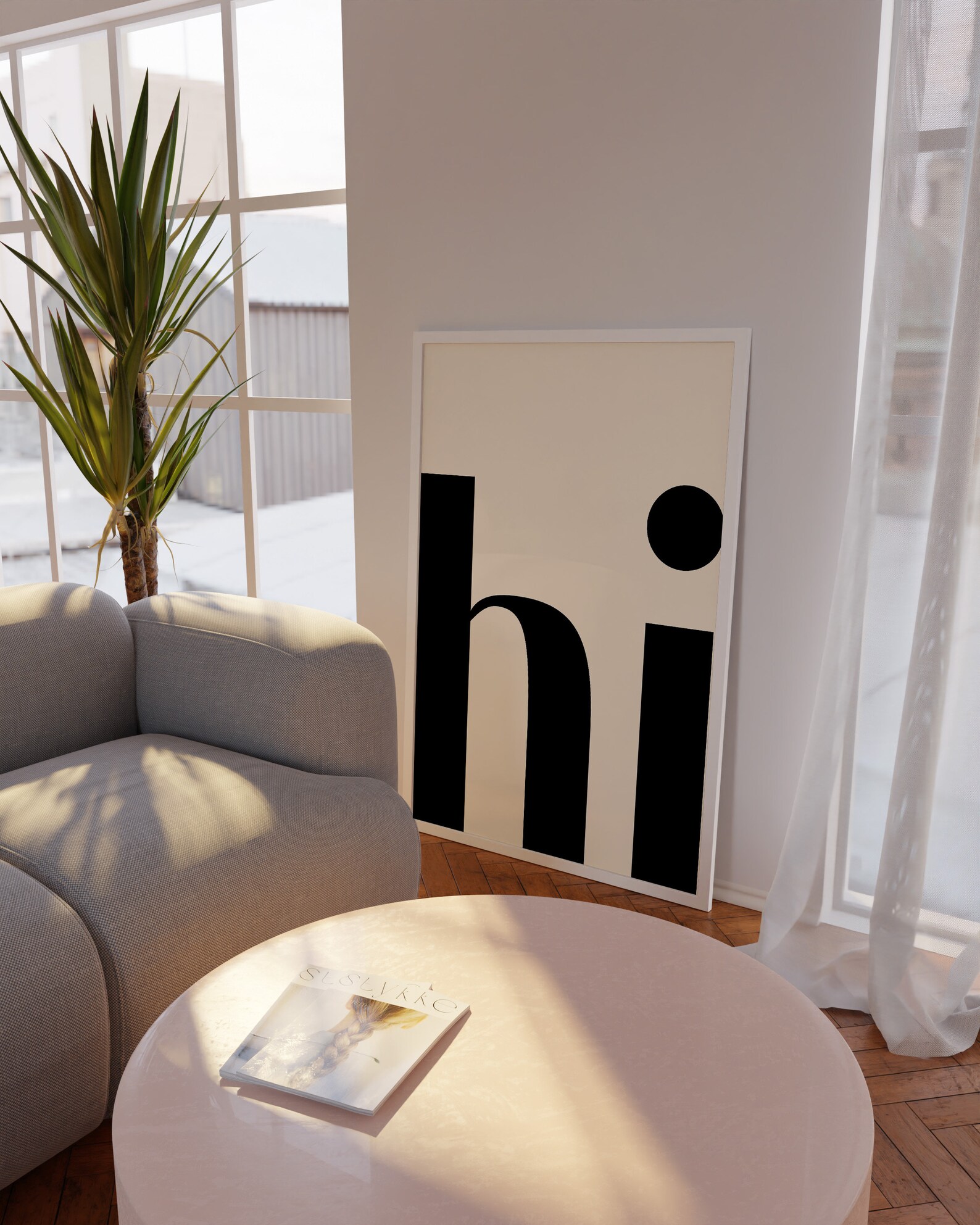 Hi Poster, Hi Print, Maximalist Decor, Modern Wall Art, Gallery Wall ...