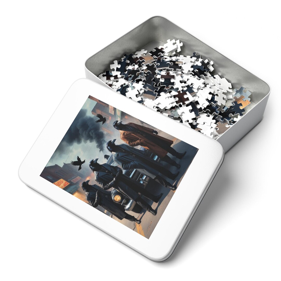 Jigsaw Puzzle Murder of Crows Drag Racing Gang, 30-1000 Pieces Fun ...