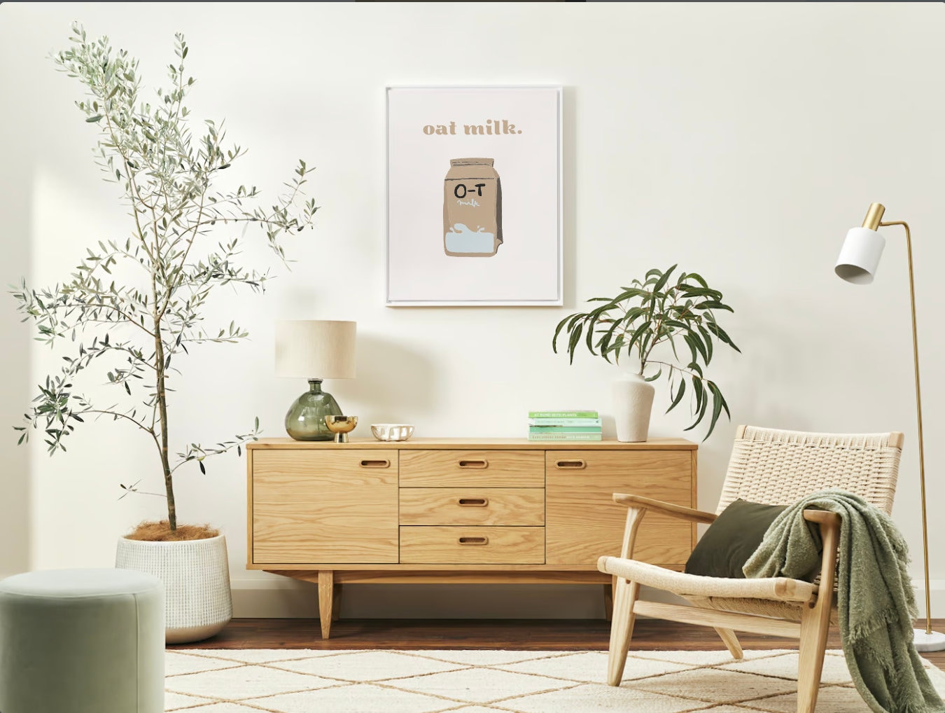 Oat Milk Digital Print - Etsy