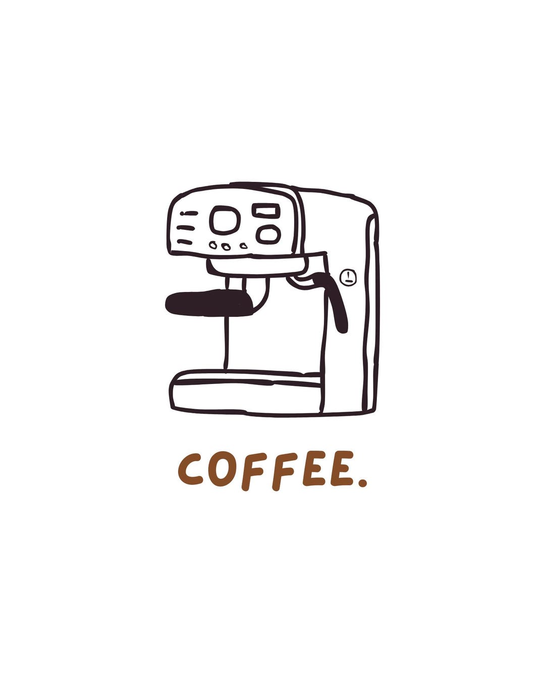 Espresso Machine Digital Print - Etsy