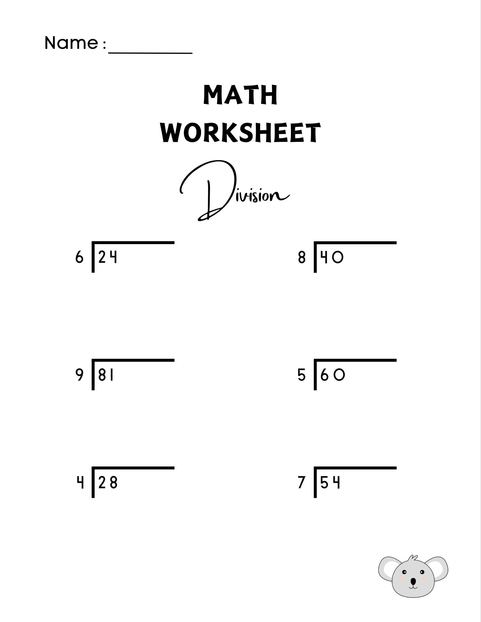 Engaging Math Worksheets for Children. 2nd and 3rd Grade, Homeschoolers ...
