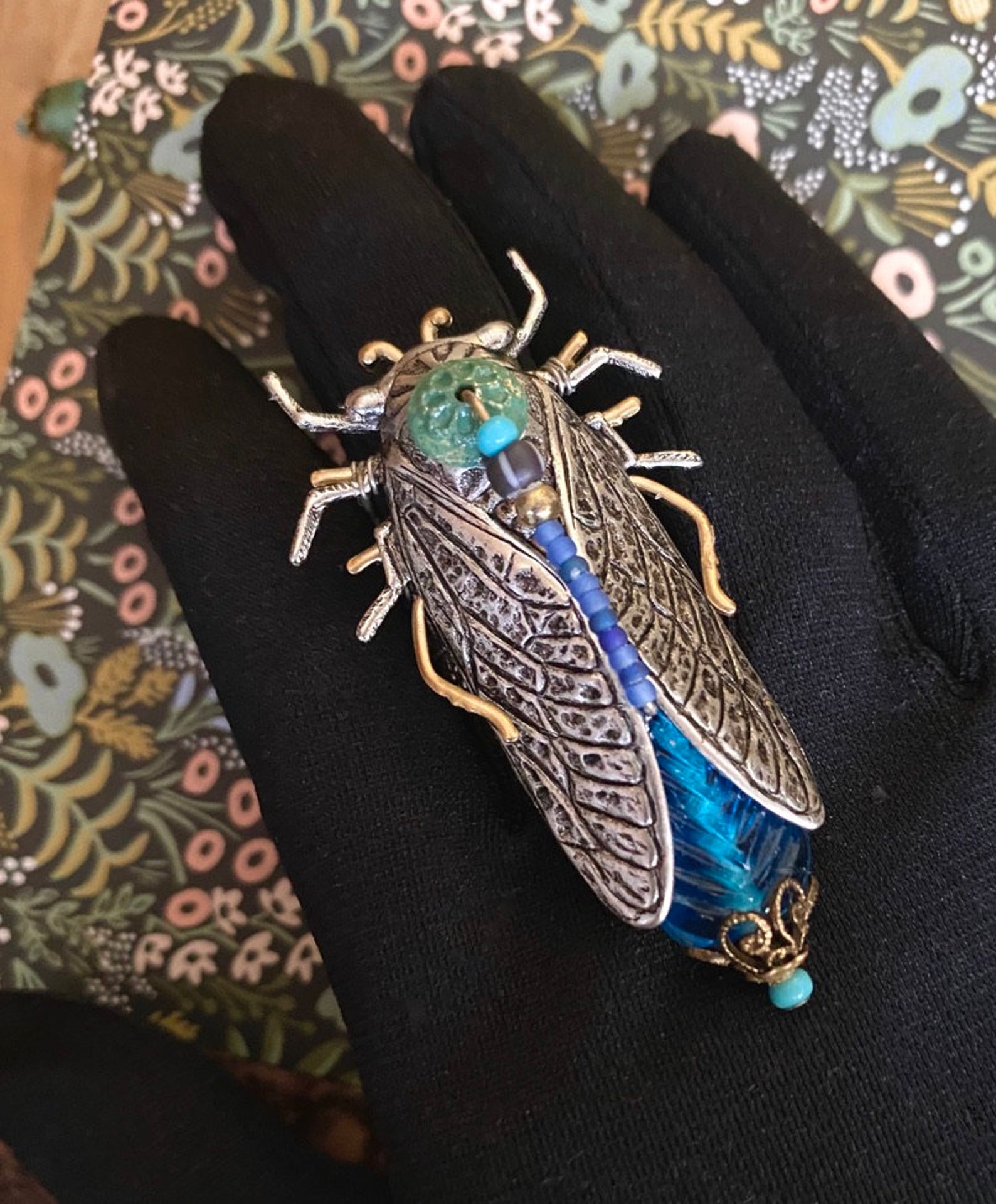 Cicada Statement Ring Cicada Ring Insect Jewelry Adjustable - Etsy