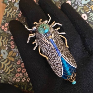 Cicada Statement Ring, Cicada Ring, Insect Jewelry, Adjustable Ring ...