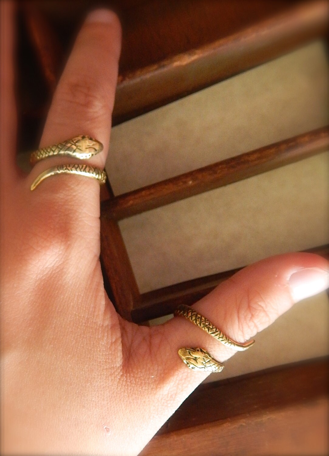 Snake Ring Thumb Ring Steampunk Ring Wrap Ring - Etsy