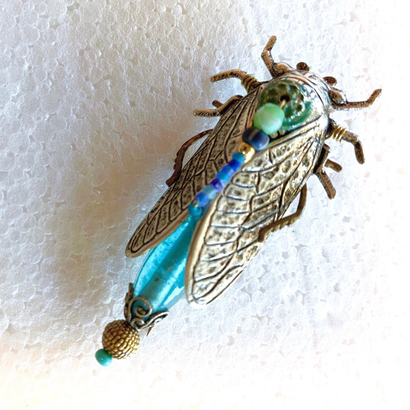 Cicada Brooch - Etsy