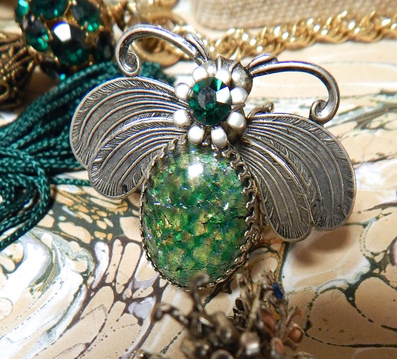 Jeweled Moth, Large Bug Ring, Insect Ring, Boho Ring, Silver Cocktail ...