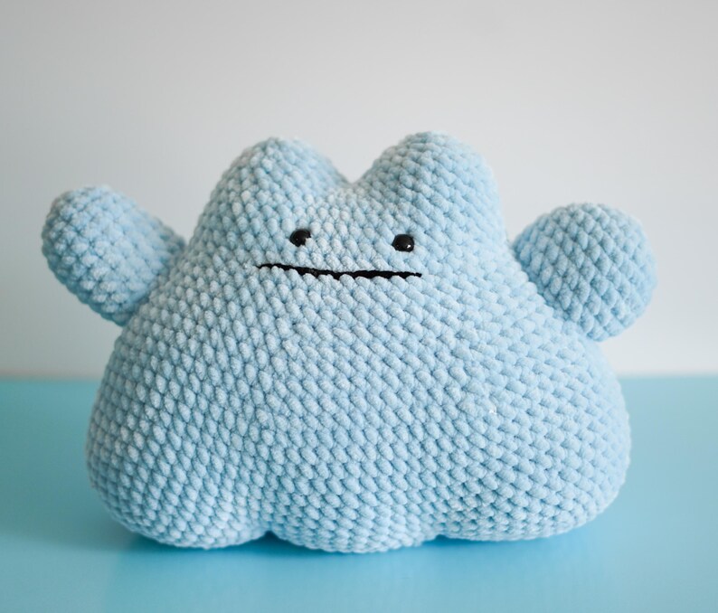 Ditto Inspired Crochet Large Plush - Etsy