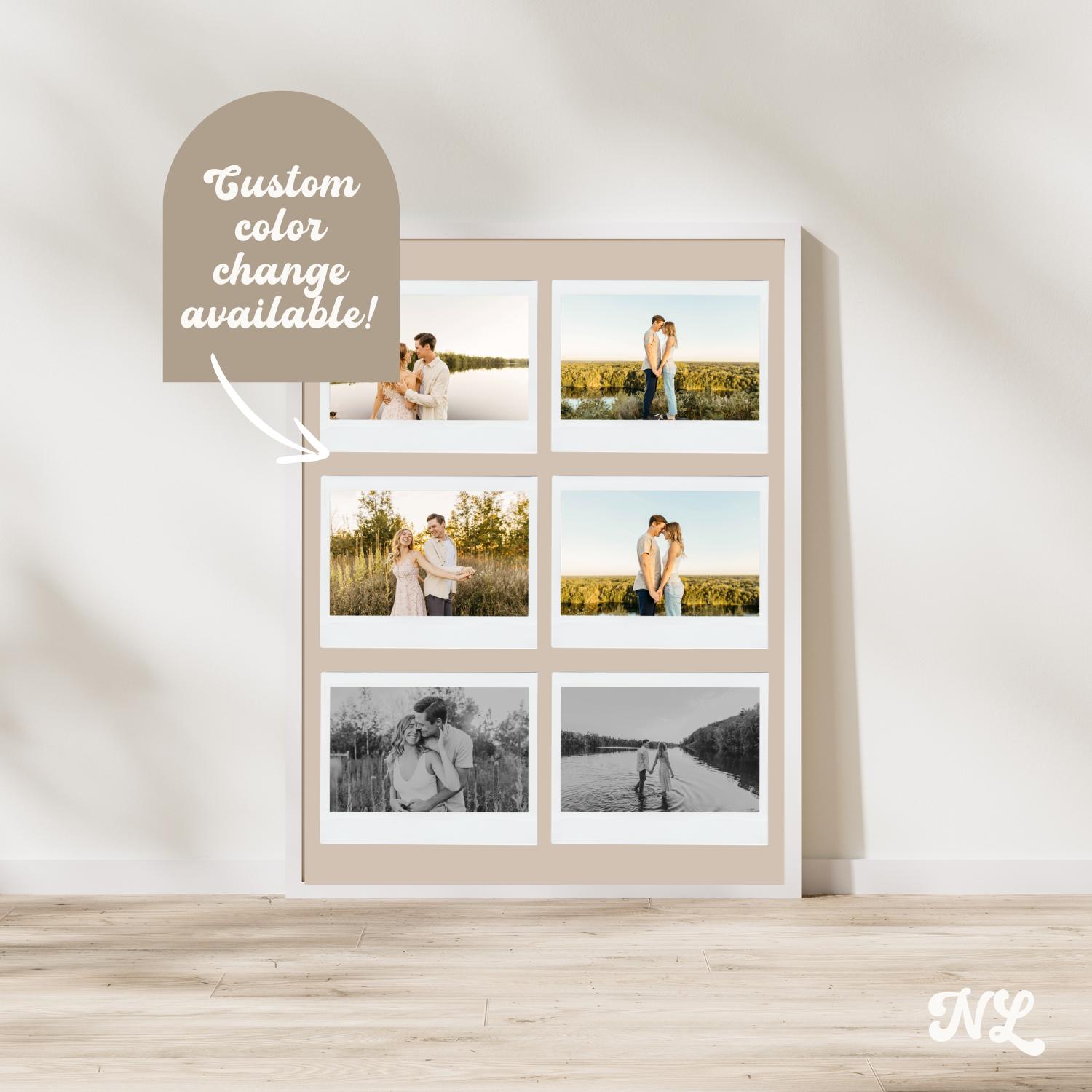 Fully Customizable Canva Polaroid Print Digital Download Retro Memory ...