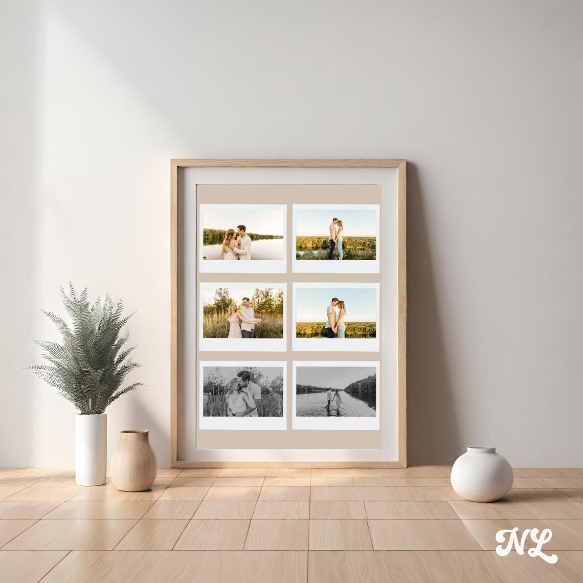 Fully Customizable Canva Polaroid Print Digital Download Retro Memory ...